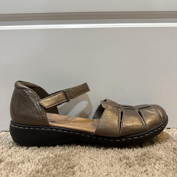 Clarks | Shoes | Clarks Collection Shoes Womens Size 9 Narrow Pewter ...